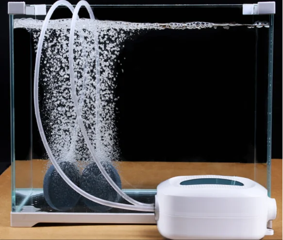 2020 Fish Tank Aerator Pump Ultra-quiet Fish Breeding Oxygen Pump ...