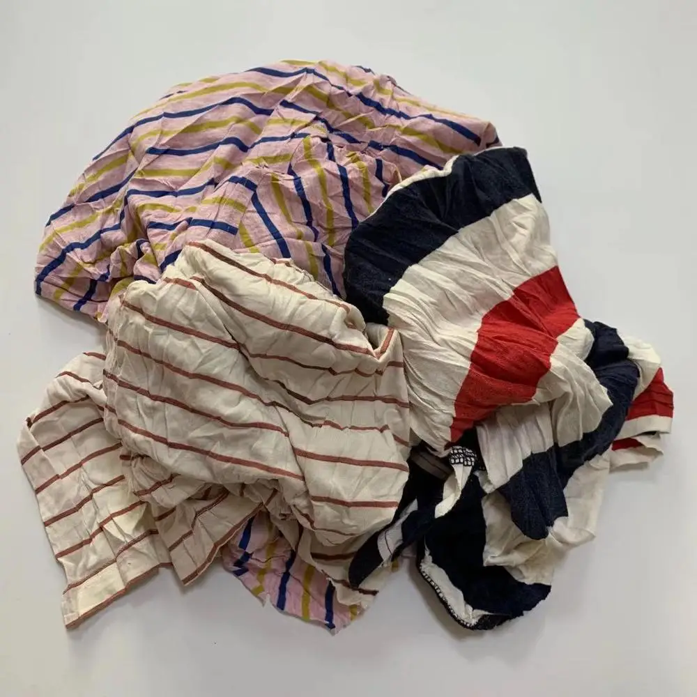 Used T-shirt Mixed Color 100% Cotton Rag For Industrial Clean - Buy ...