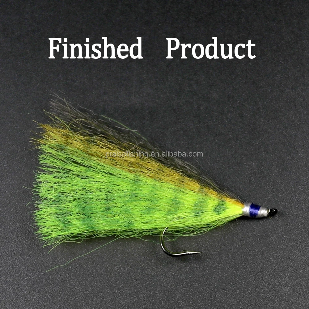 14 Colors Streamers Fibers Soft Kinky Synthetic Fly Tying Materials For ...