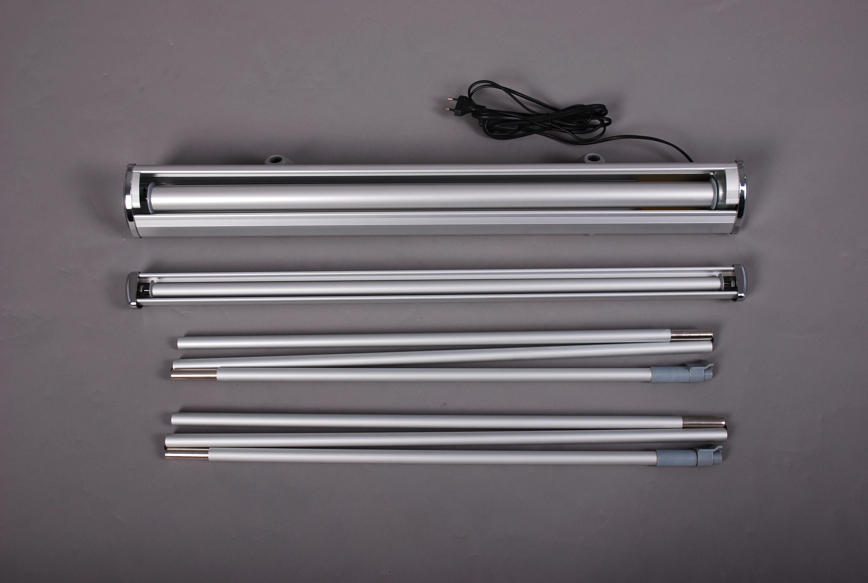 Aluminum Electric Scrolling Display,Roll Pop Up Stand Banner - Buy ...