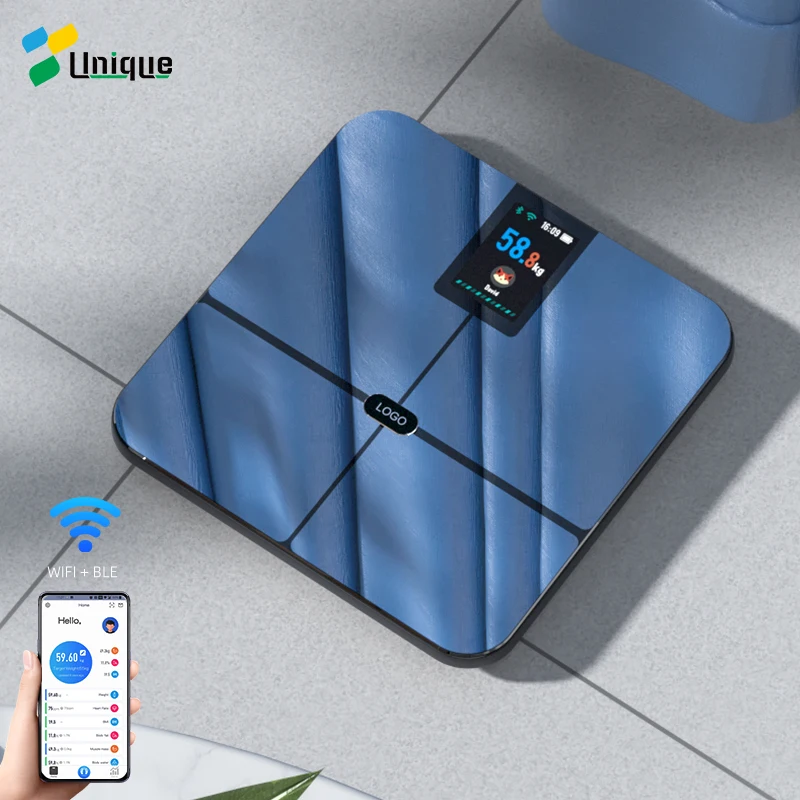 Va Screen Bathroom Scale Ito Coating Glass Bathroom Scale Smart Body ...