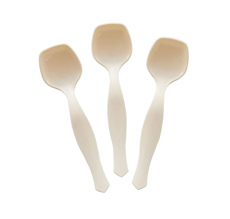 Biodegradable Disposable Plastic Cutlery Serving Spoon Ps 7" Spoon ...