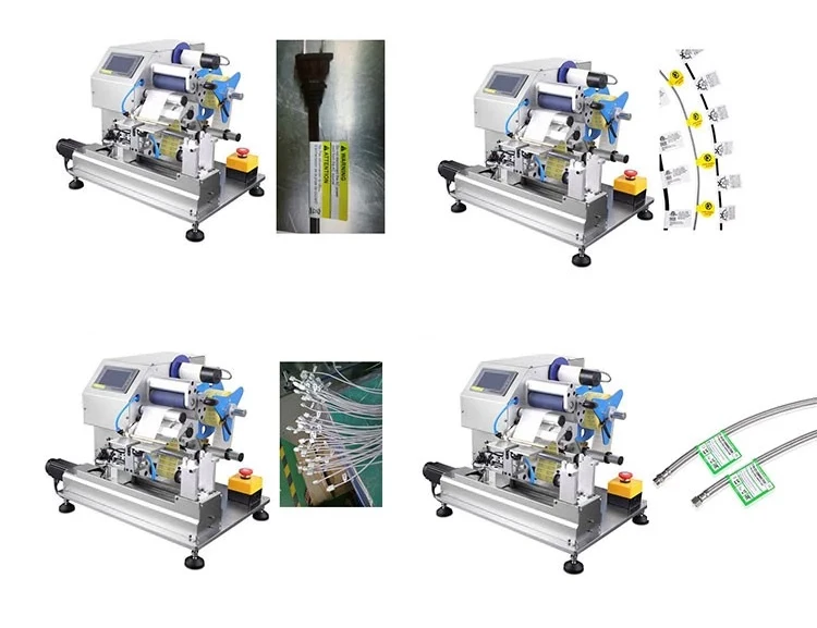Automatic USB Wire Harness Tube Steel Wire Hose Labeling Machine