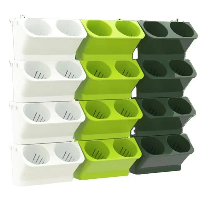 Wall Hanging Vertical Green Wall-mounted Plastic Planting Box Garden ...
