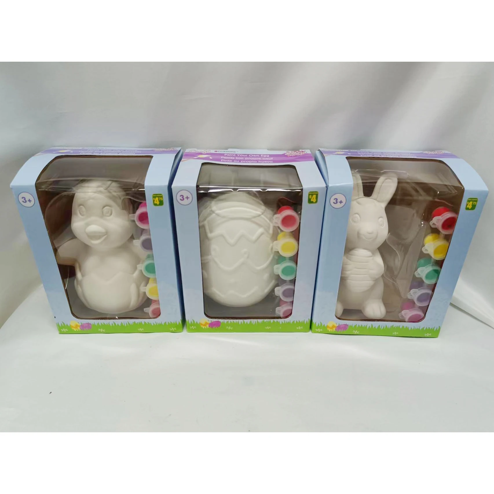 DIY Animals Plaster Style Painting Set for Kids Art Crafts