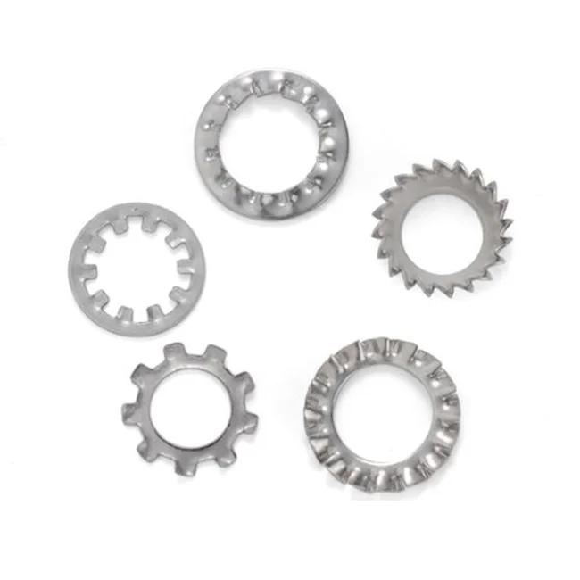 DIN6797 DIN6798 Stainless Steel External Tooth Washer M5-M30
