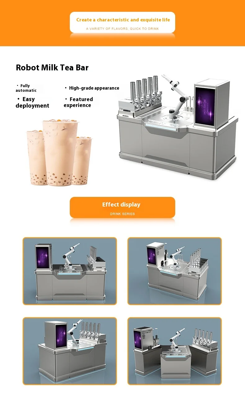 Fully Automatic Commercial Robot Coffee Console - 1000l/h