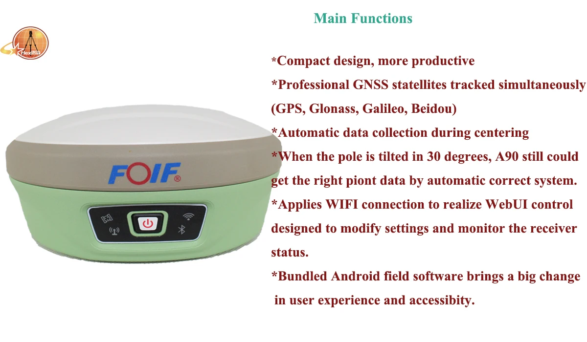 Foif A90 Gnss Gps External Antenna For Rtk Land Surveying & Engineering ...