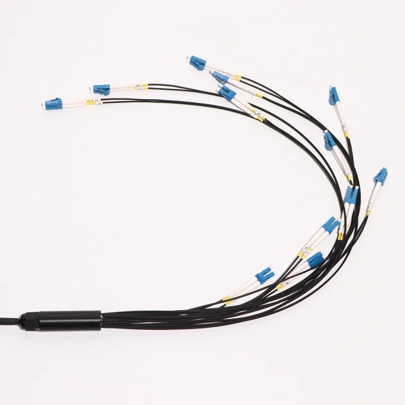 LC Pulling Eye Socket Pre Terminated Fibre Cable - 24cores