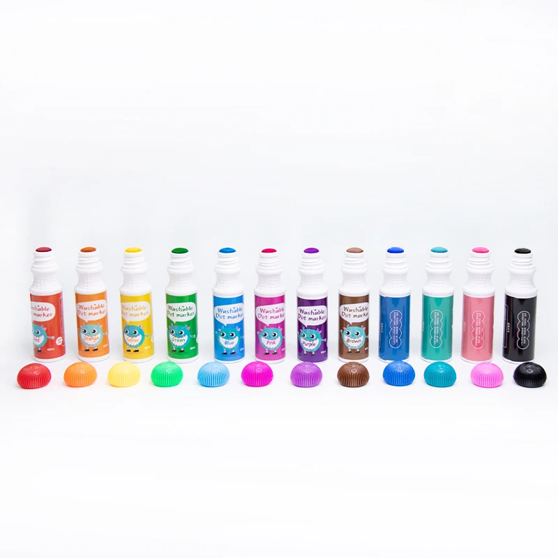 Wholesale Educational Dot Markers Drawing Toys,18 Mm 2 Oz Water Based ...