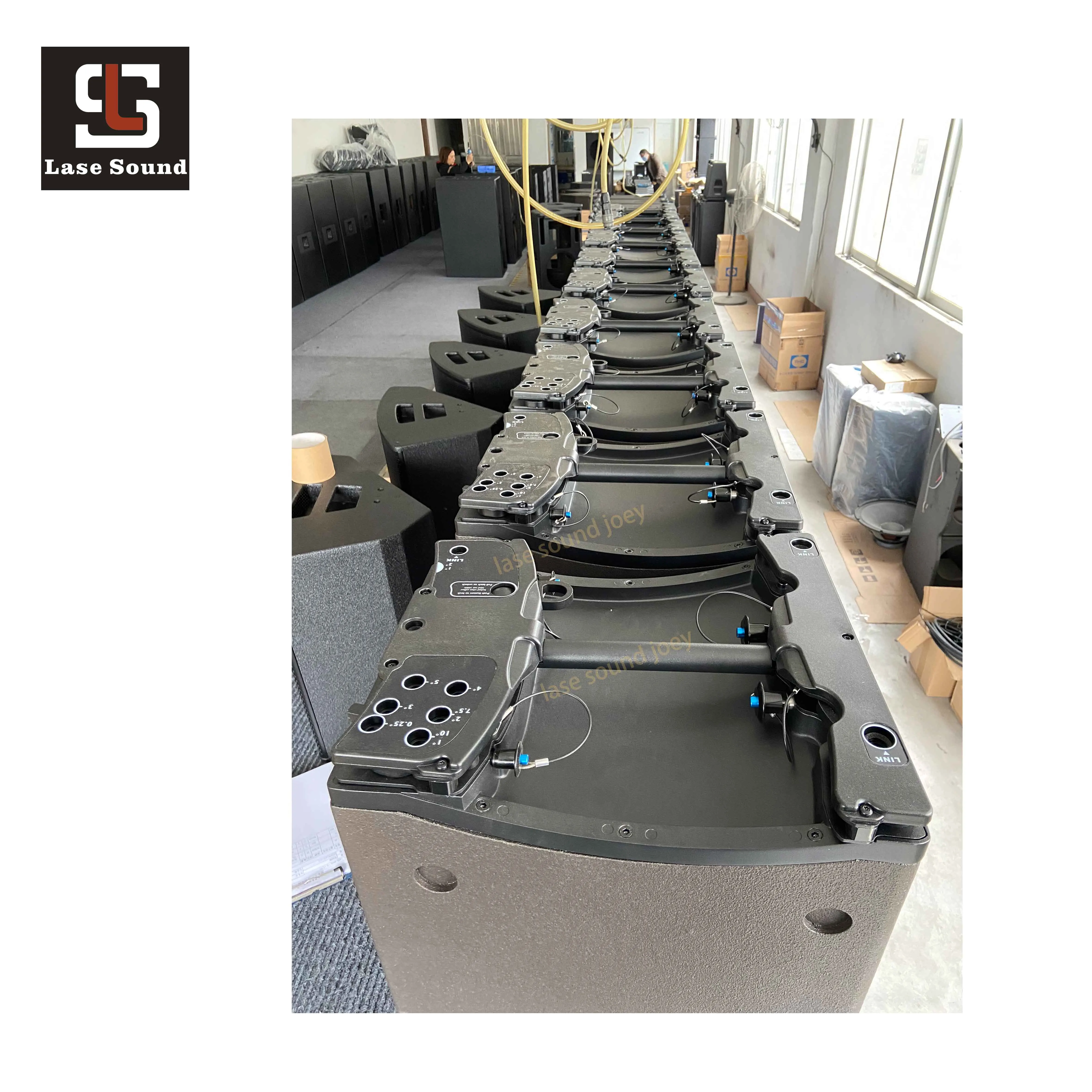 Professional Dual 12-Inch Concert Speaker System Passive Wooden Array ...