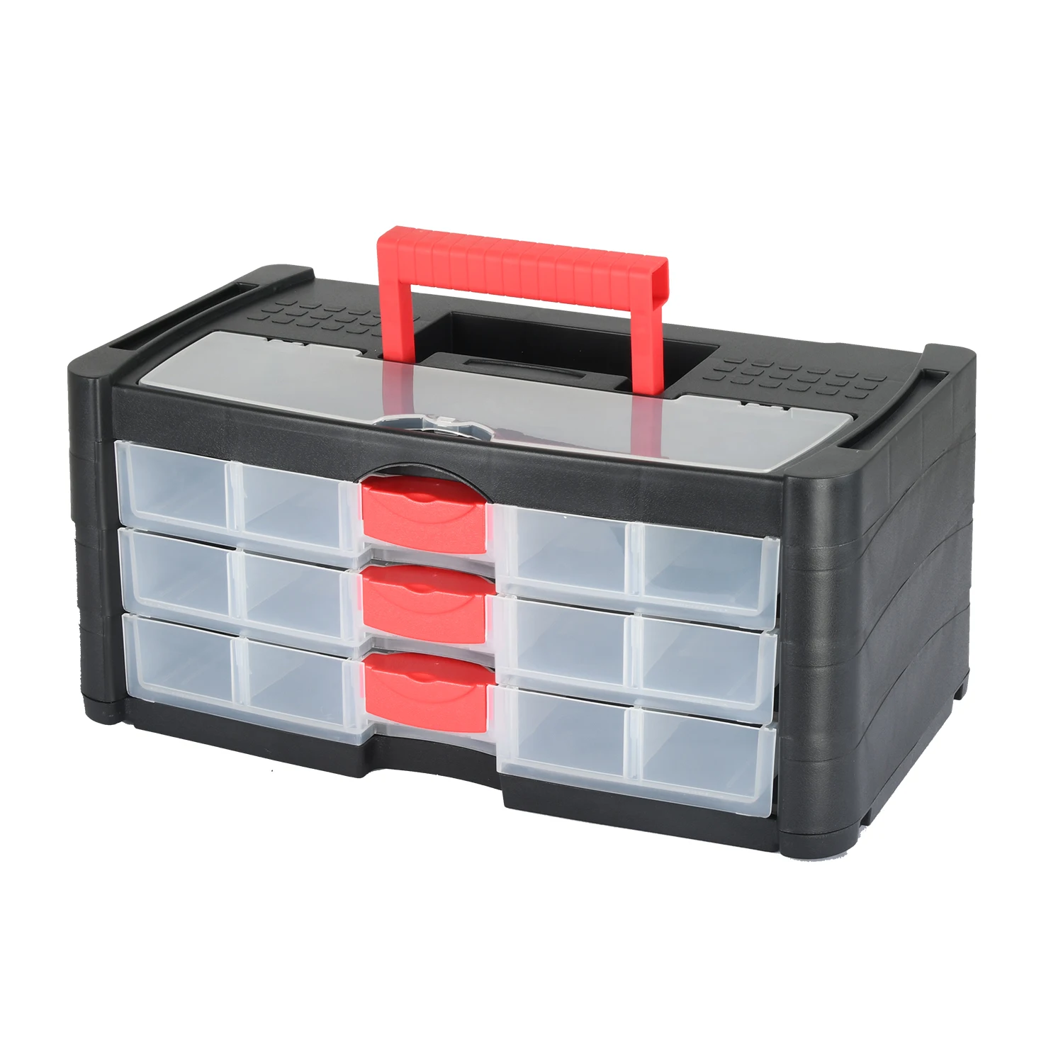 Vertak Multilayer Empty Tool Box Drawer Organizer 3 Layer Tool Box For ...