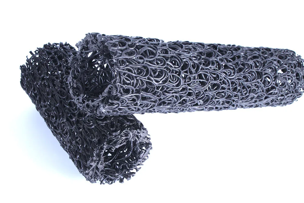 High Quality Black HDPE Plastic Permeable Curved Mesh Pipe