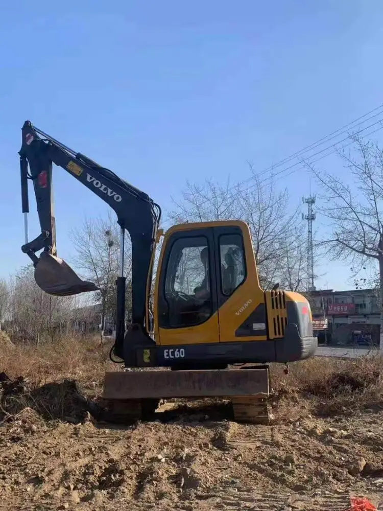 Used Volvo Ec60 Mini Excavators Second Hand With High Quality With Low ...