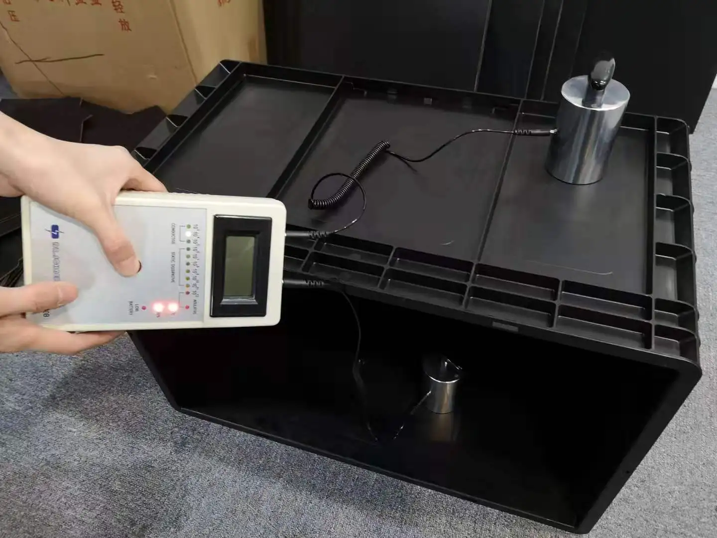 Leenol Esd Box with Movable Separator to Contain Different Esd Reels ...