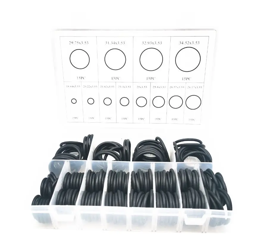180pcs Metric Or Inch O-ring Assortment Set Professional Factory Metric ...