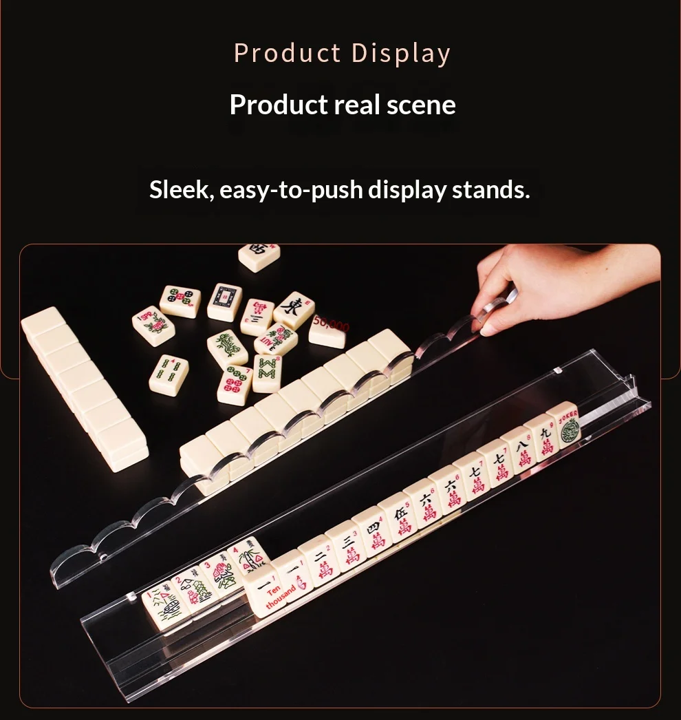 Royal Saint Acrylic Transparent Mahjong Row Ruler US Mahjong Wave ...