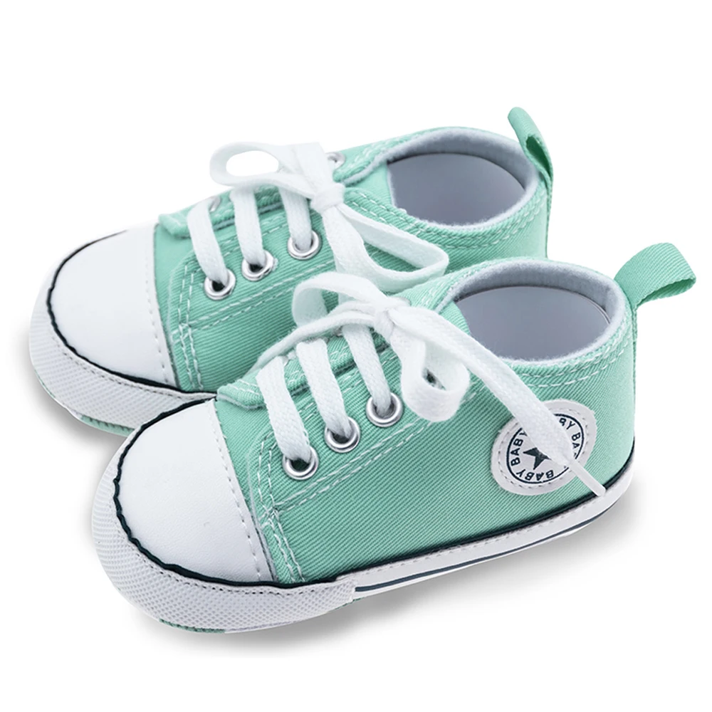Free Sample Casual Canvas Shoes Soft Sole 0-2 Years Kids Infant ...
