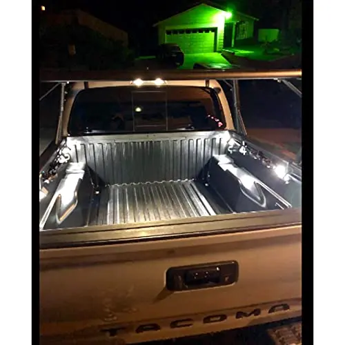 Kingshowstar 8pc LED White Truck Bed Light Kit 12V Black Casing ...