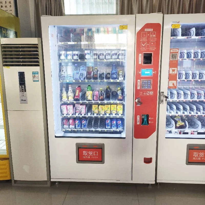 Cheap Price Combo Drinks And Snacks Automatic Vending Machines For Sale ...