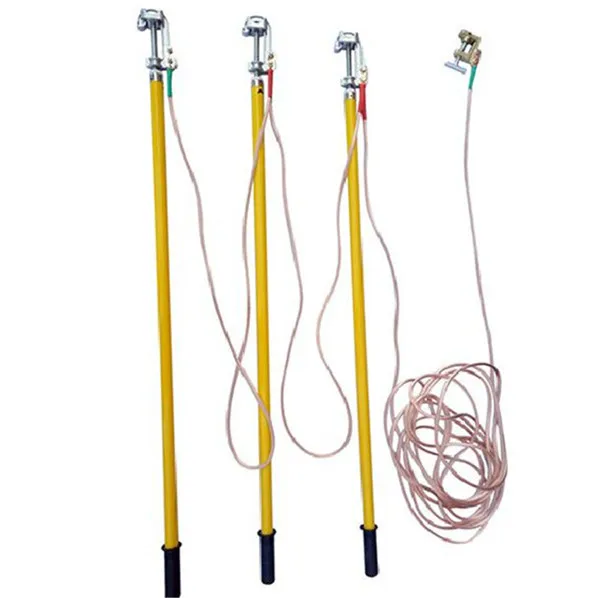 High Voltage Fiberglass FRP Earthing Grounding Set - 1336s-b010-an-fr4;rzdx