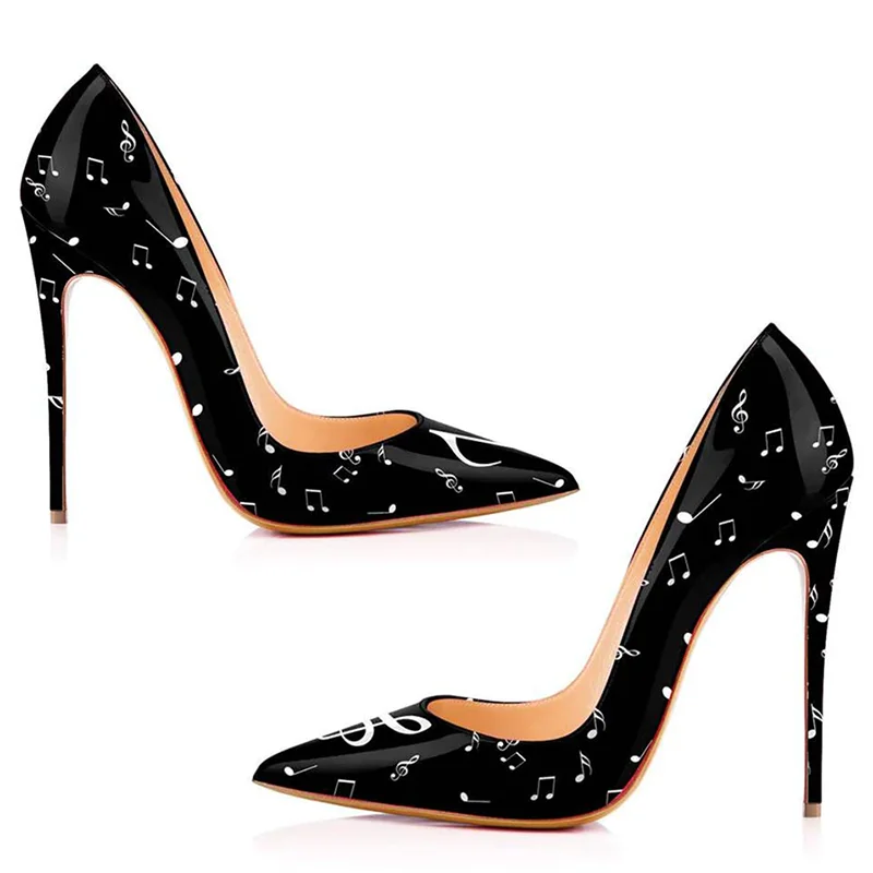 Classic Pointed Toe Stiletto Heel Pumps Women 12 Cm High Heels - Buy So ...