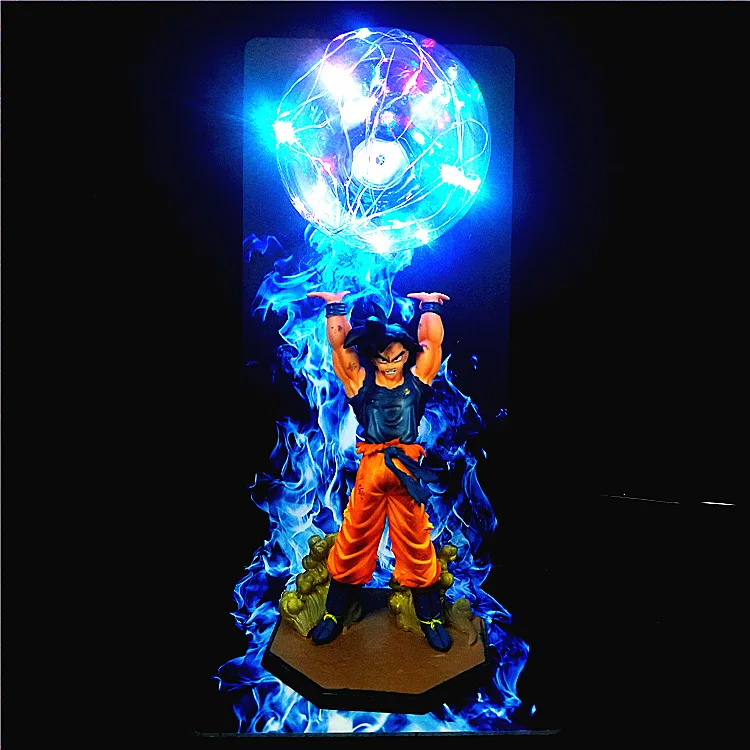 Dragon Ball Z Son Goku Anime Figure 3d Night Lights Broly Vegeta ...