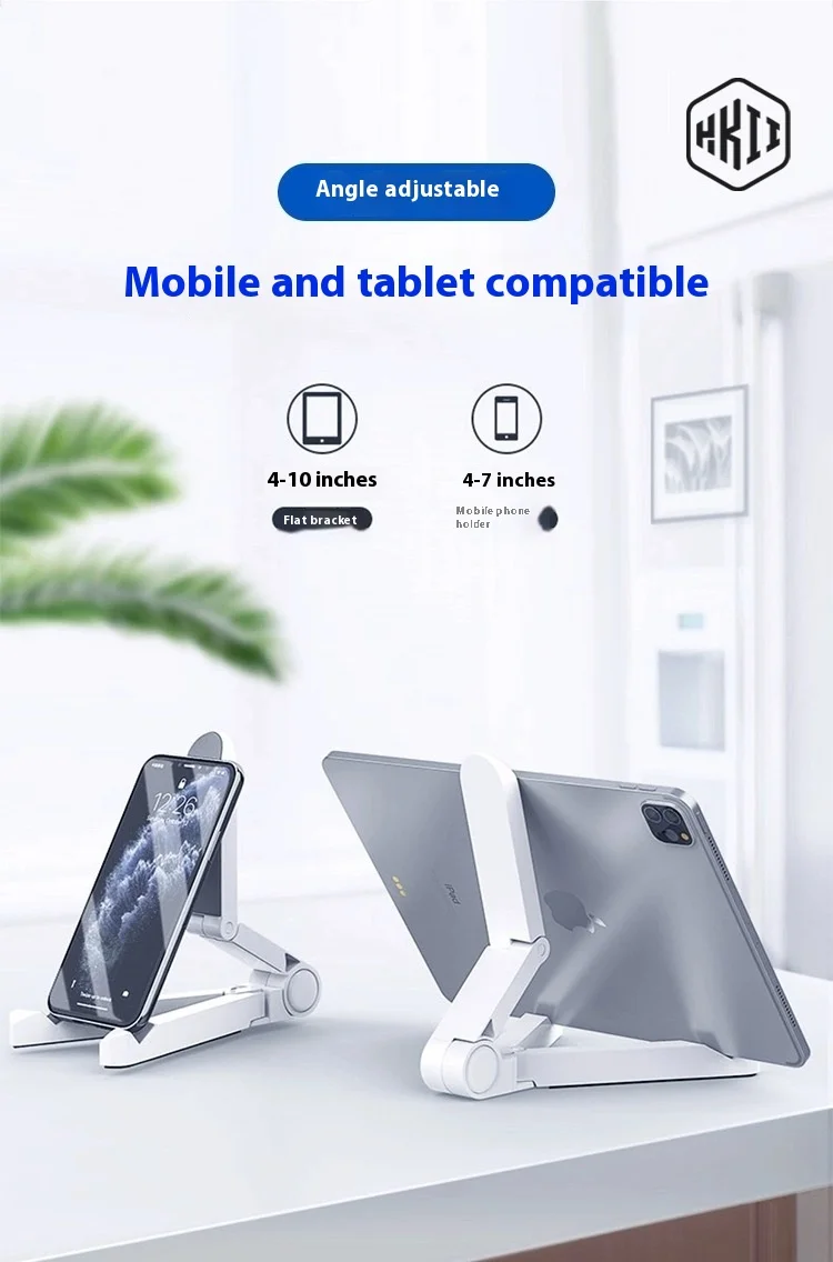 Portable Multifunctional Triangle Folding Stand Plastic Lazy Stand for ...