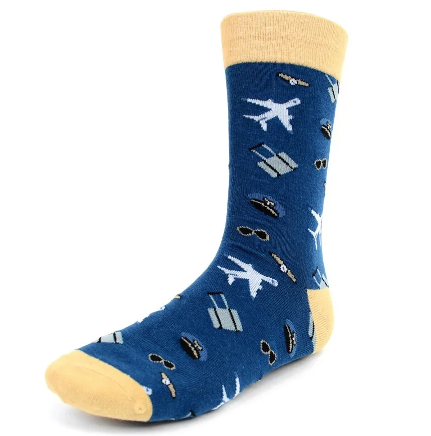 Men's Aviation Pilot Aircraft Novelty Socks - Buy Pilot Novelty Socks ...
