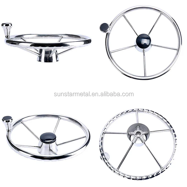 Stainless Steel Boat Marine Helm Yacht Steering Wheel