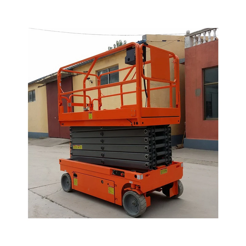 Electro-hydraulic 14m Portable Aerial Work PlatformScissor Lift ...