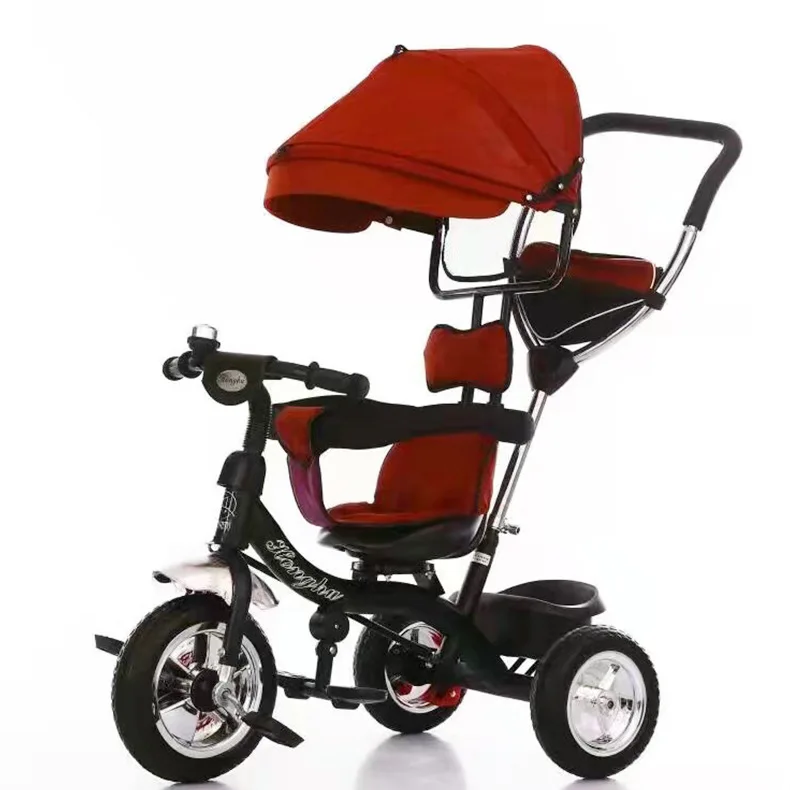 Kids 3 Wheel Stroller Smart Trike Toy Manpower Pedal 4 In 1 Child Baby ...