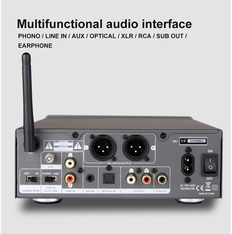 2 Channel Bluetooth Power Amplifier - Mini Home Theater