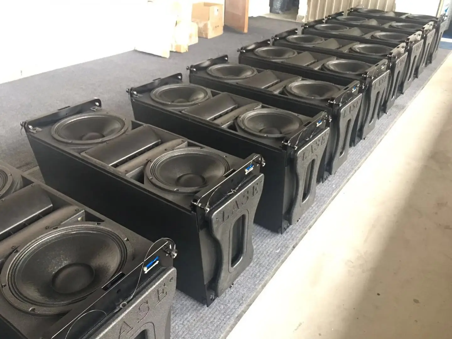 La-6ad Dual 12 Inch Active Line Array Speaker Box - Customizable Oem