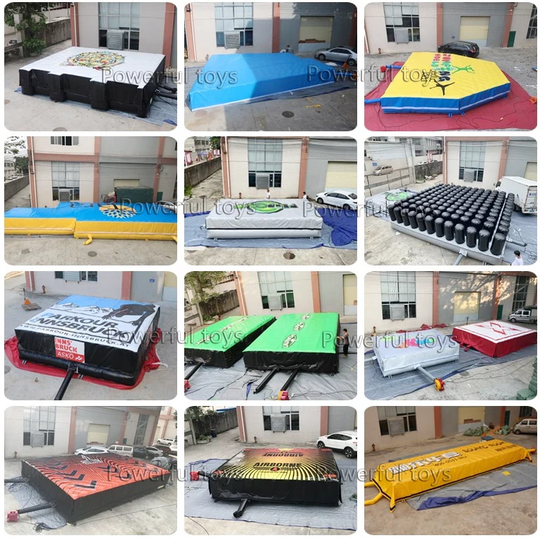 1.8m Height Inflatable BMX/MTB Mountain Bike Ramp Airbag Landing ...