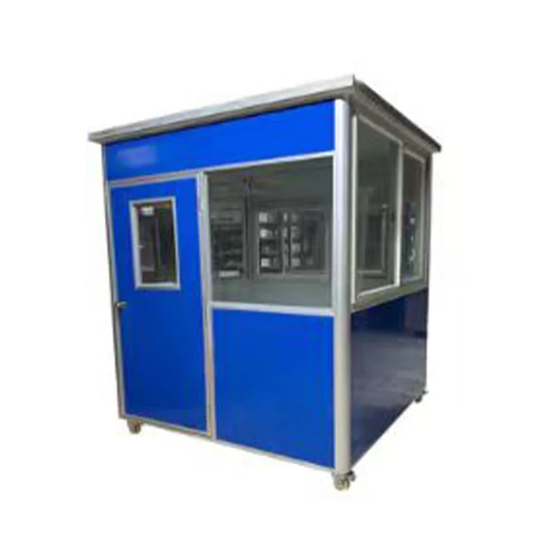 Sentry Box Guard House Guard Shack Metal With Wheel Movable 2*2m ...