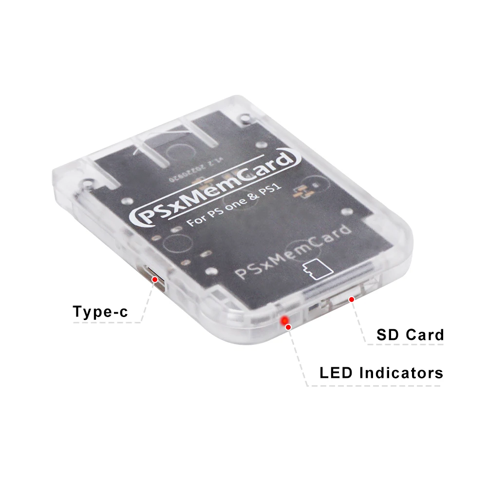 Psxmemcard - Enhance PS1 Game Console with Microsd Support