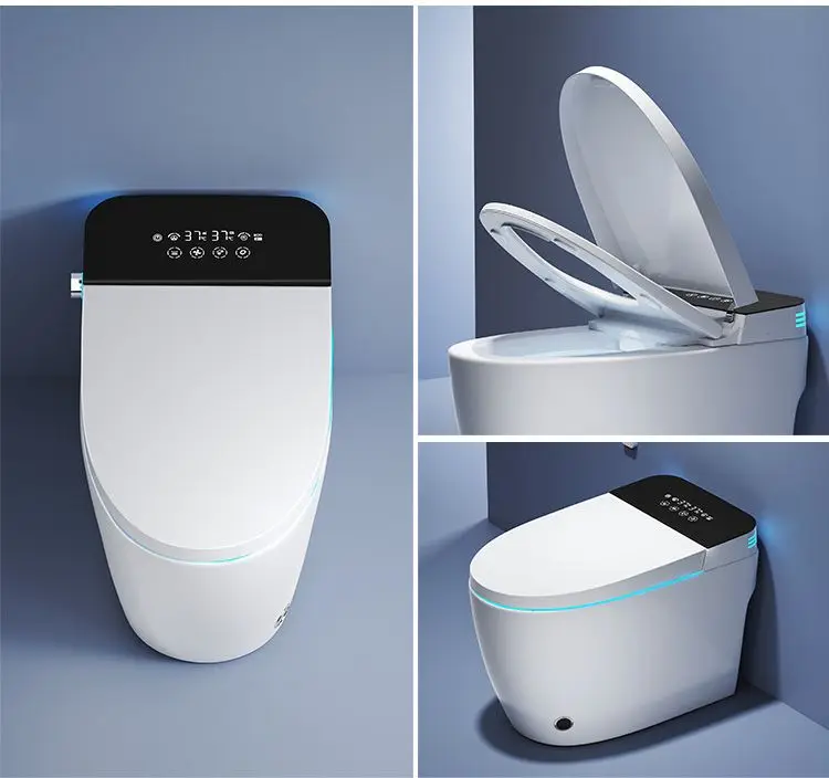 Smart Home Automation System: Square Smart Toilet with Remote Control