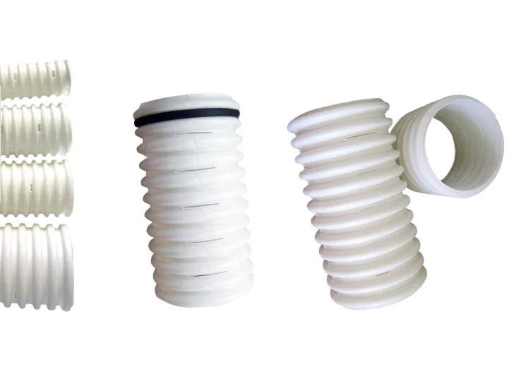 Single Wall Perforated Corrugated Pvc Pe Plastic Pipe Permeable Blind ...