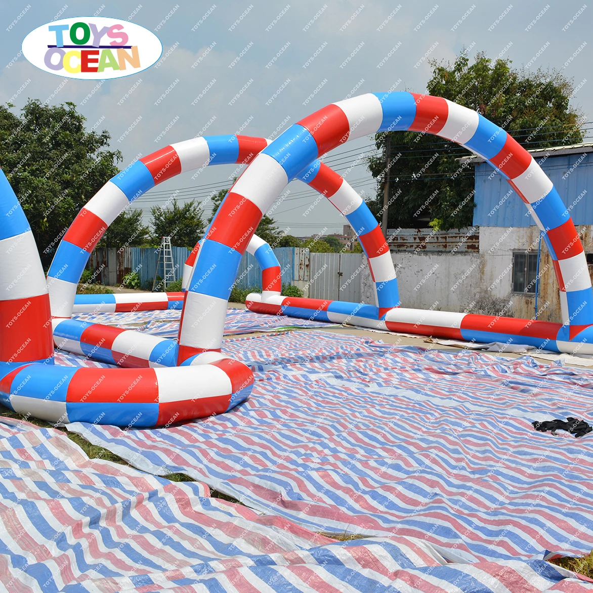 Inflatable Racking Track Inflatable Race Track Go Kart Racing - Buy ...