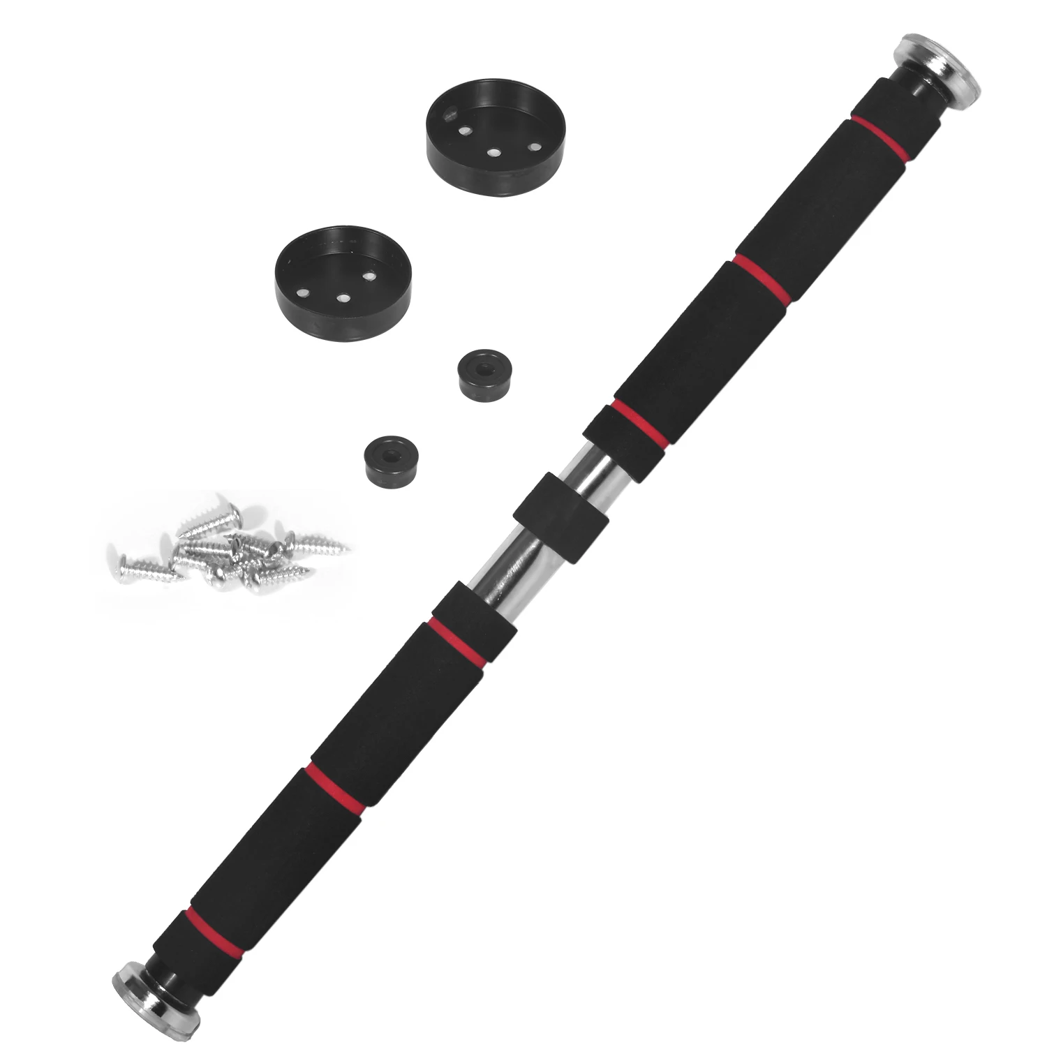 Heavy Duty Easy Grip Chin up Equipment Pull up Bar Gym Home Doorway ...