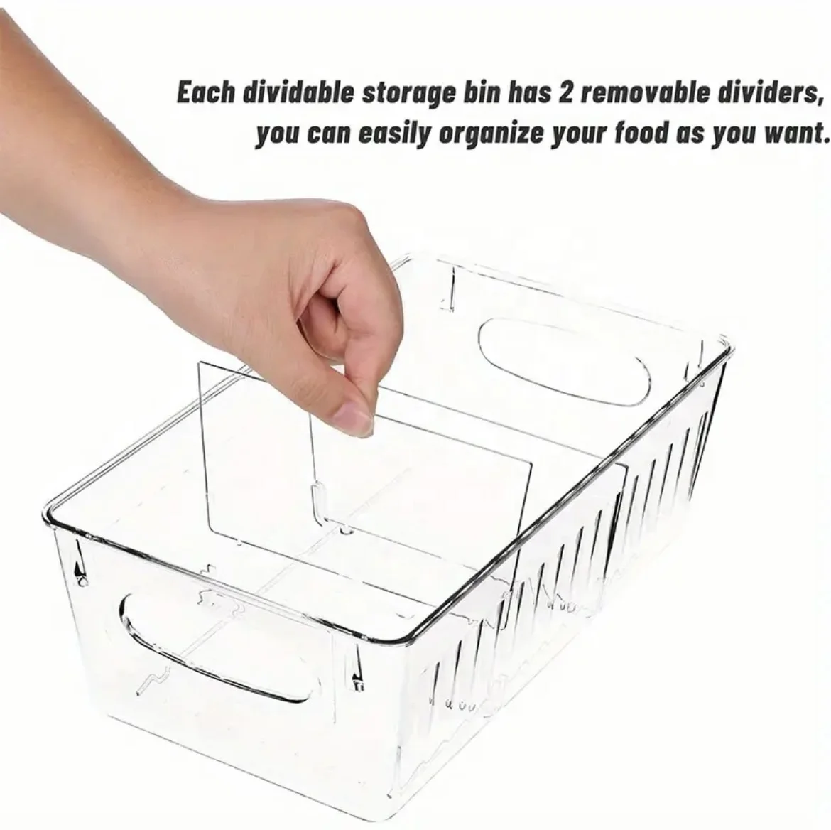 Refrigerator Transparent Storage Plastic Box Very Suitable For ...