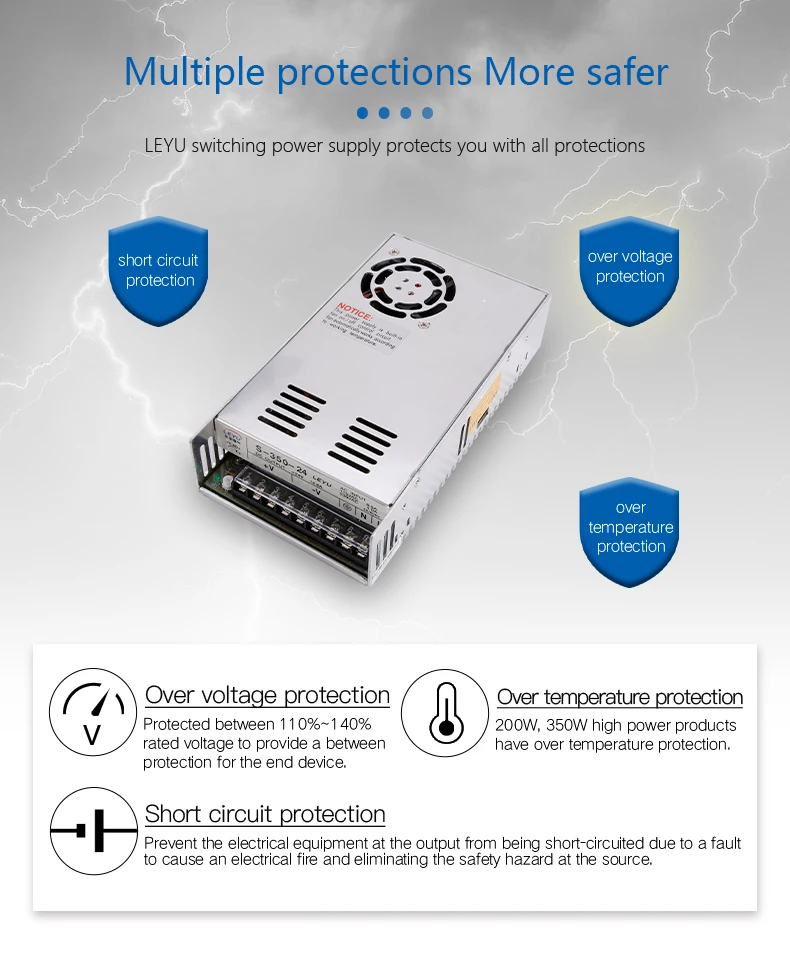 S-360 360w 12v 30a Switch Power Supply Single Output 360w Power Supply ...
