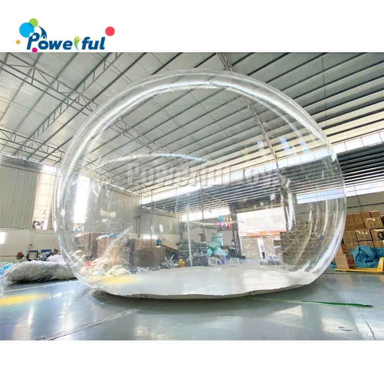 Christmas Snow Globe Inflatable - Transparent Bubble Dome Tent