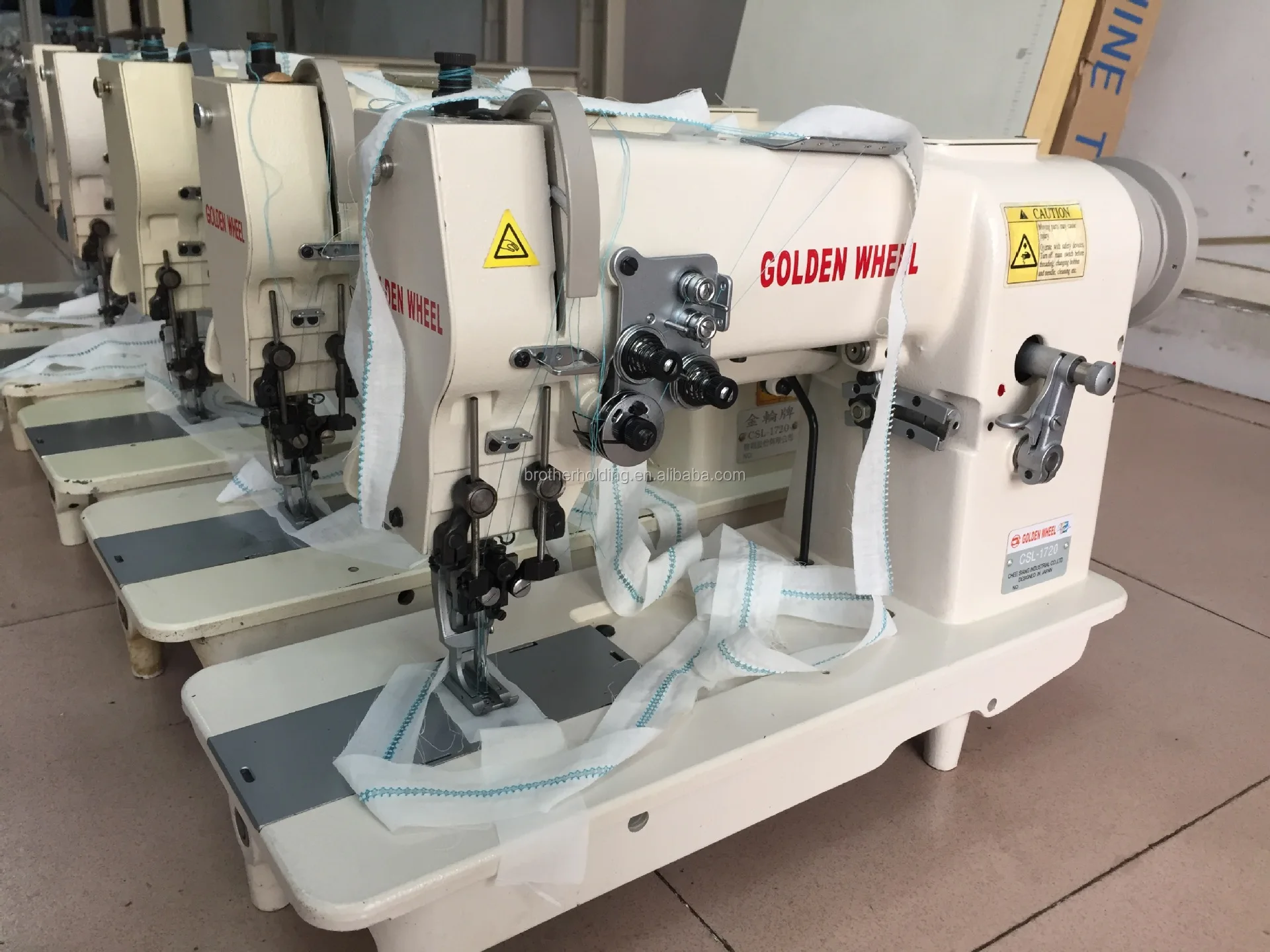 Golden Wheel CSL-1720 Double Needle Sewing Machine for Thin Material