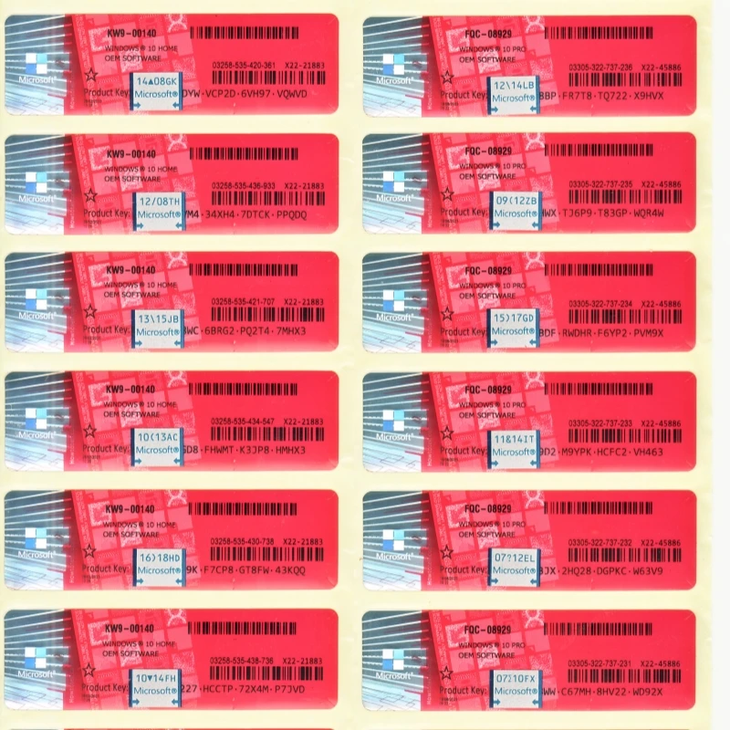 Windows 11 Pro Coa Sticker Global Online Activation Win 11 Pro Lifetime ...