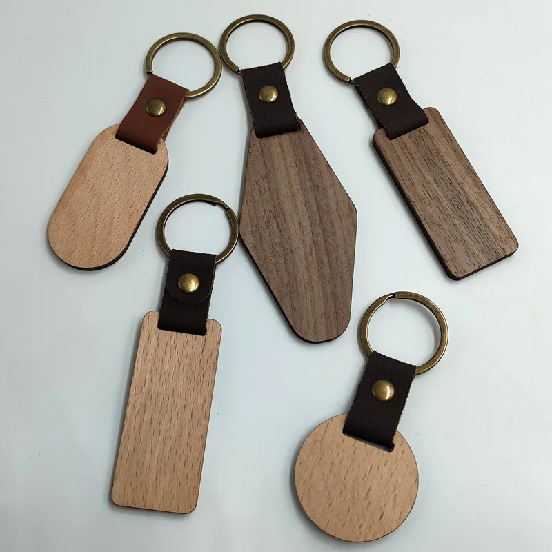 Eco-friendly Wooden Keychains - Perfect Promotional Gifts