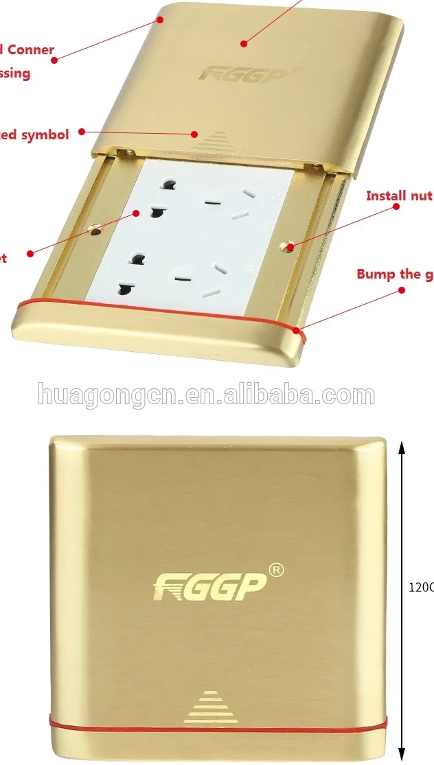 Sliding 3 Pin Multi Plug Factory Supply Pop Up Power Socket - Buy ...