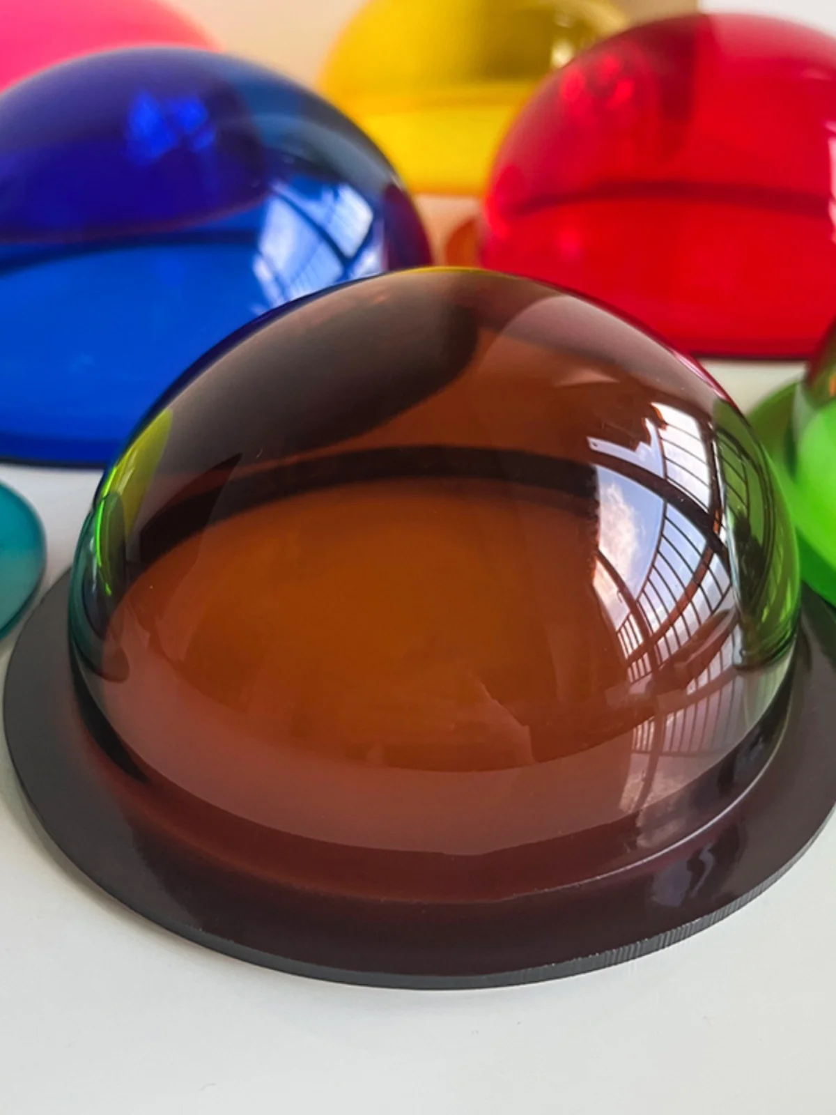 Acrylic Dome Transparent Plastic Hemispherical Indoor/outdoor ...