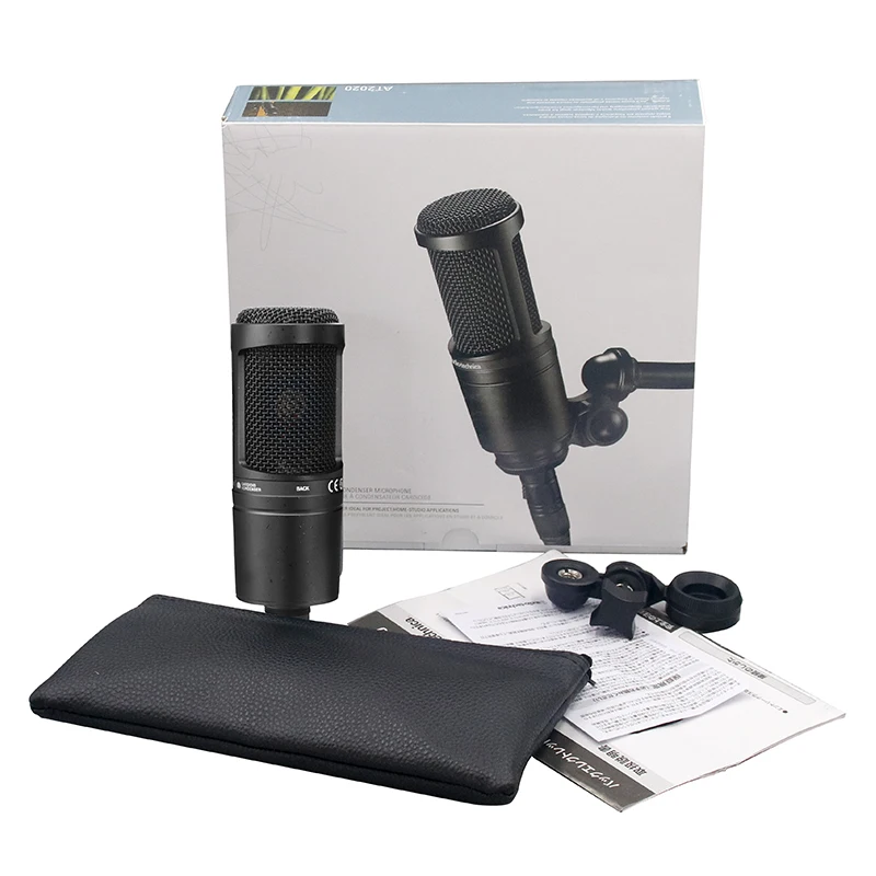 AT2020 Professional Wired Condenser Microphone for Gaming & Streaming